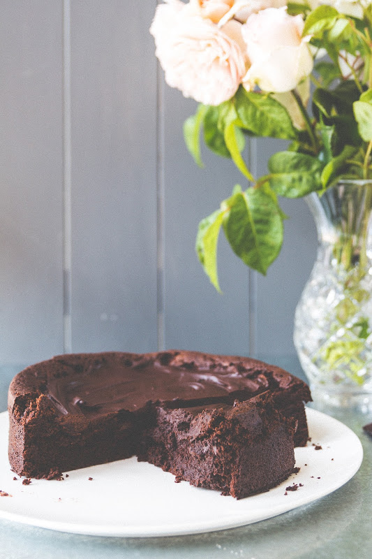 Milk and Honey: Flourless Chocolate Cassis Cake - Gluten Free