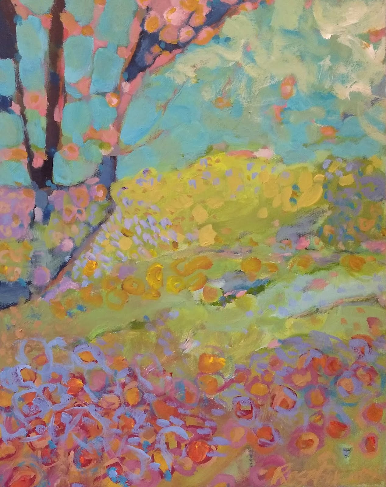 ROSE BRYANT Original Paintings: On the Beach abstract