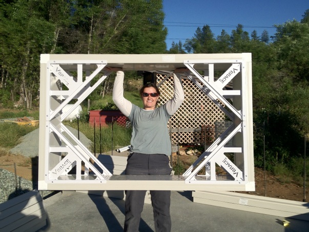 Cottonwood Meadow: V-Buck window frames