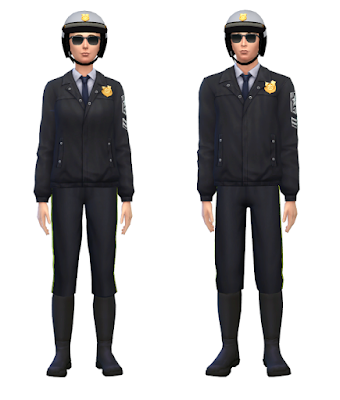 Police Station Uniform Pack ~ Cepzid Sims
