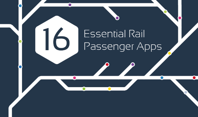 16 Essential Rail Passenger Mobile Apps #Infographic - Visualistan