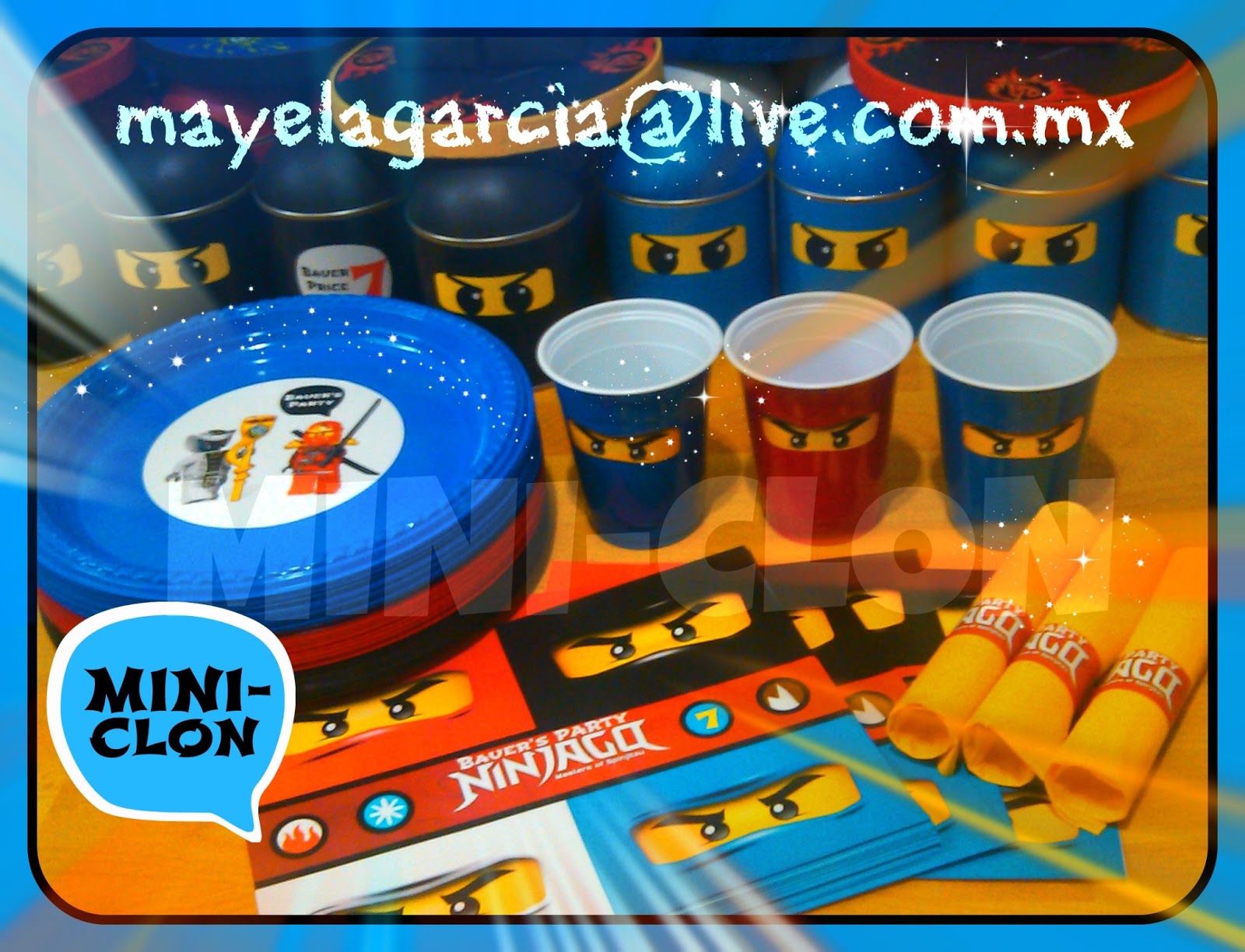 MINI-CLON: FIESTA TEMATICA DE NINJAGO