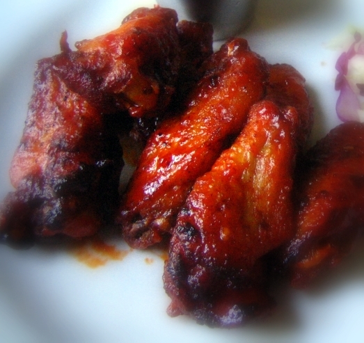 California Girl's Southern Fried Fusion: Sticky Bat Wings