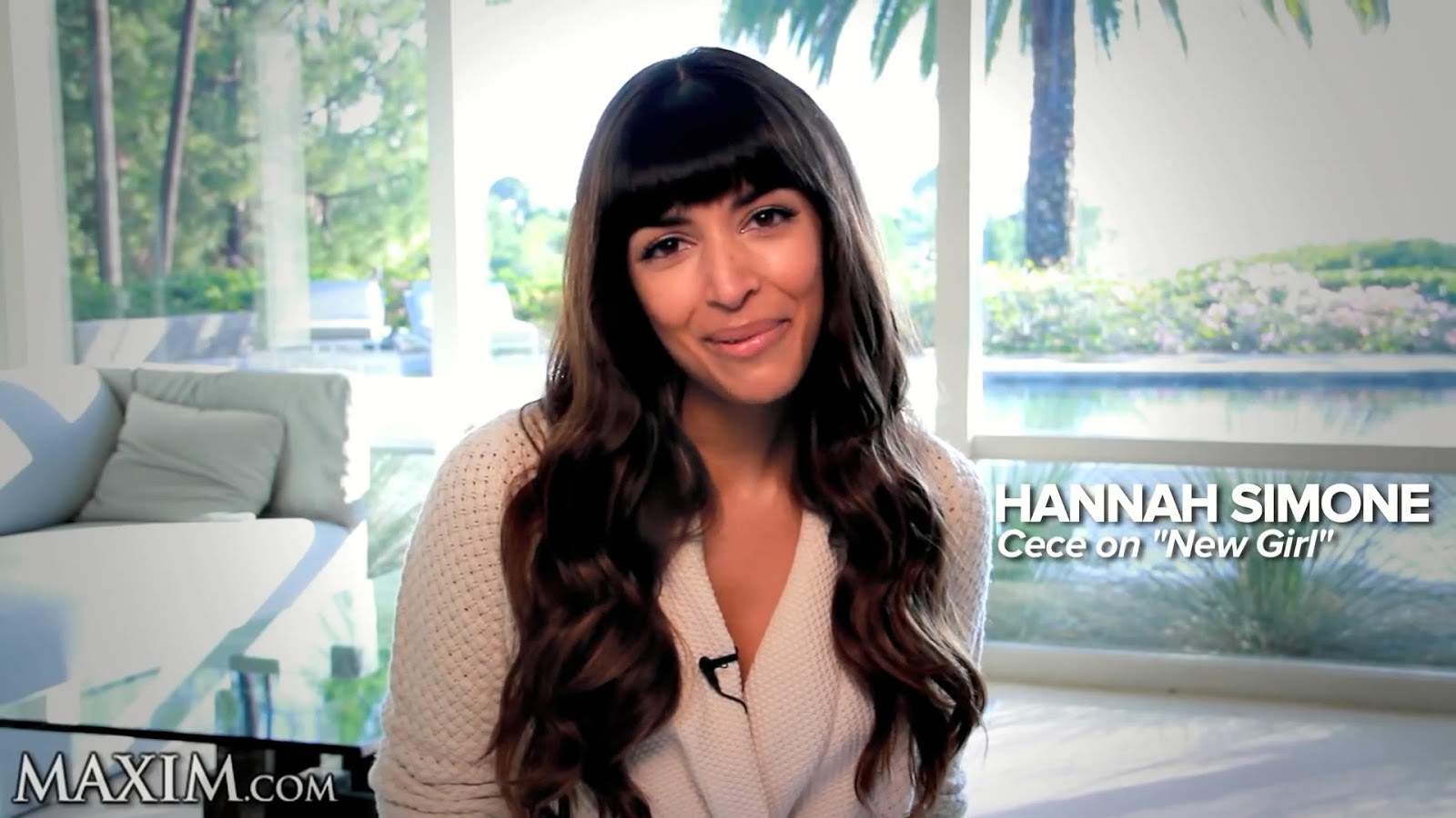 GIFrama: Hannah Simone [MAXIM Magazine]2011 | batty for nudity