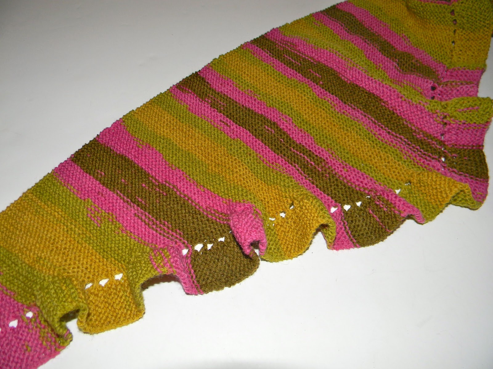 Ruffled Scarf Pattern