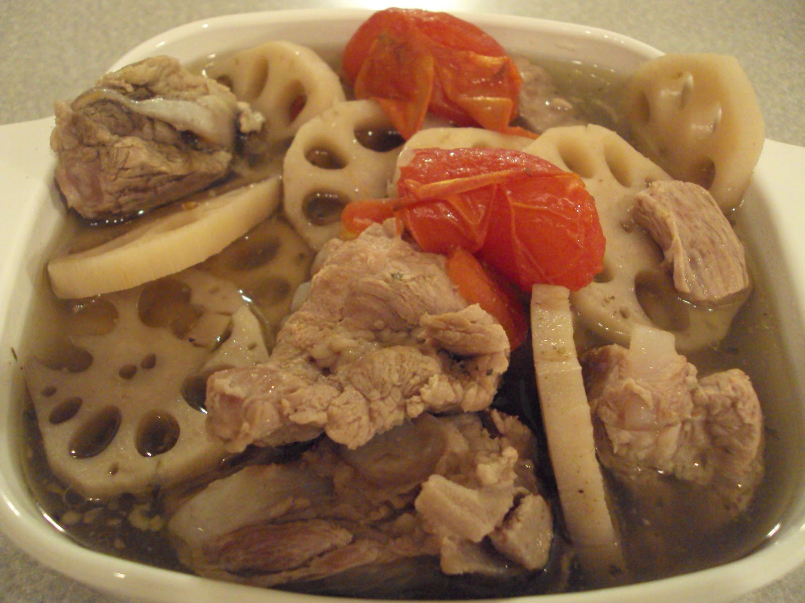 LOTUS ROOT PORK SPARE-RIBS SOUP