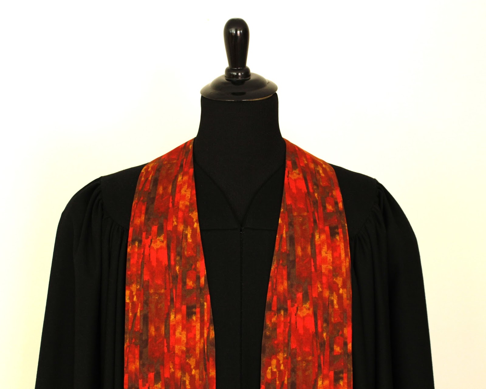 Clergy Stoles: Red Autumn Clergy Stole