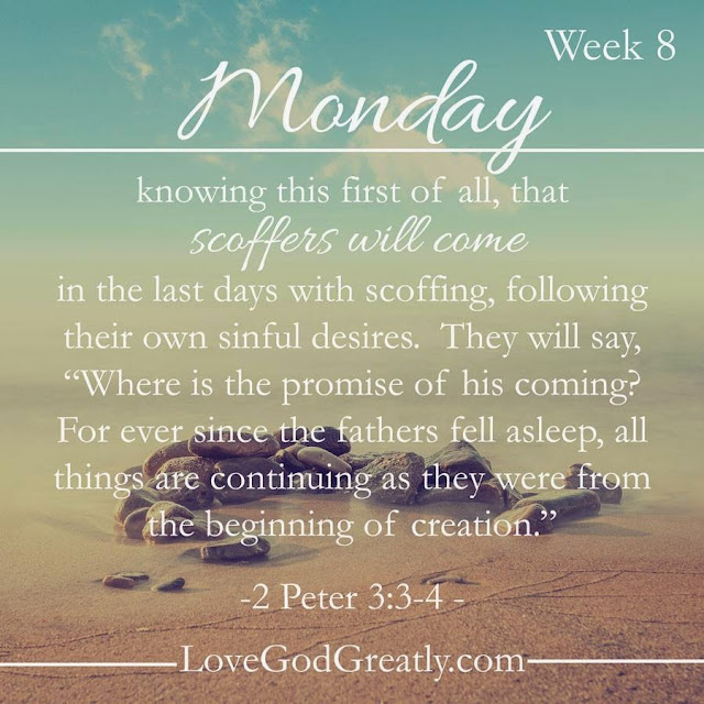 Living for God: Scoffers