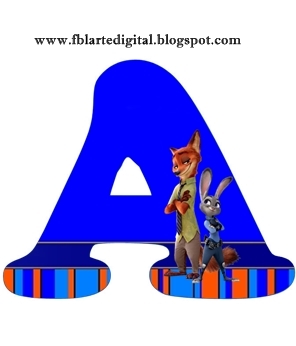 Alfabeto de Zootopia. - Oh my Alfabetos!