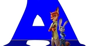 Alfabeto de Zootopia. - Oh my Alfabetos!