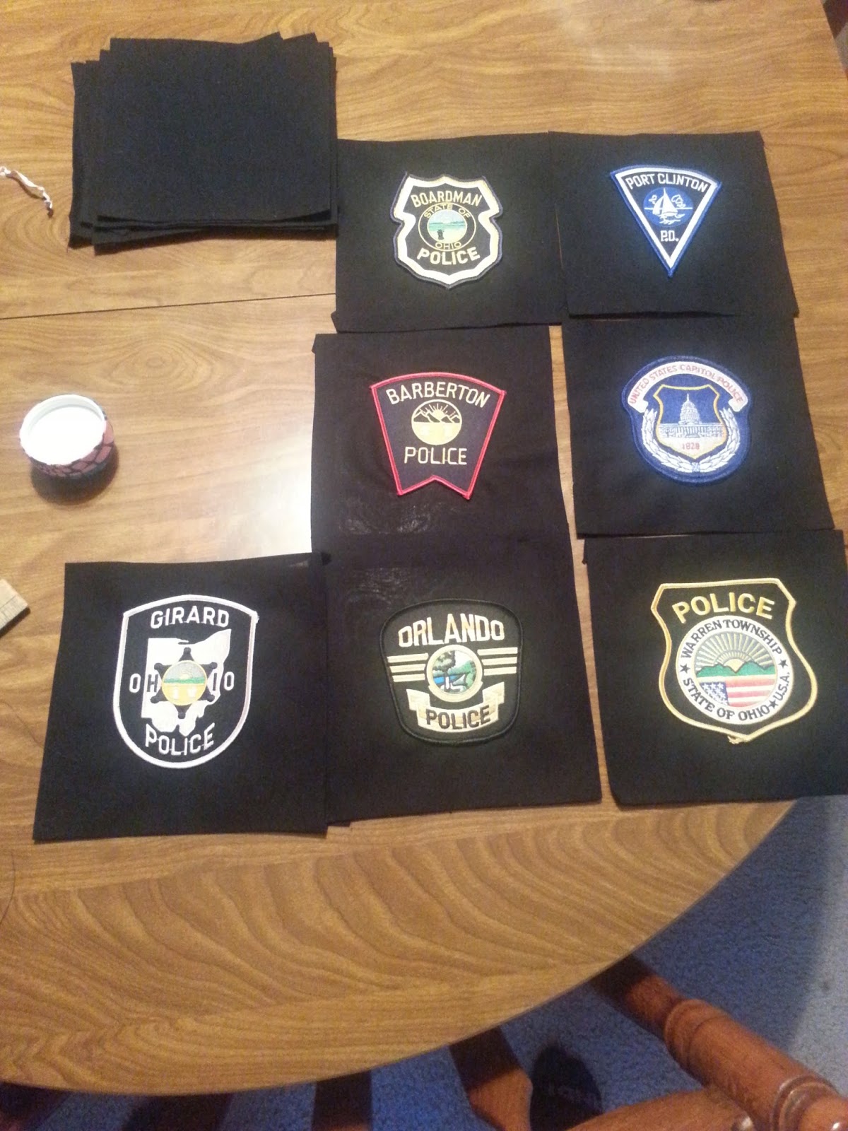 Thin Blue Line Quilt Project: Day 2 - Quilt Making