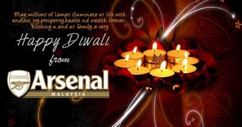 Happy Diwali! - Arsenal Malaysia