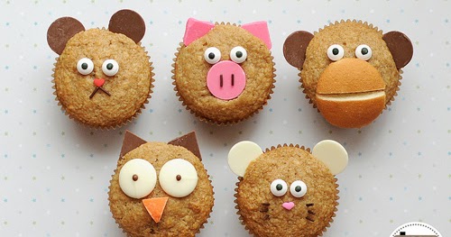 My Owl Barn: Cute and Easy Animal Muffins