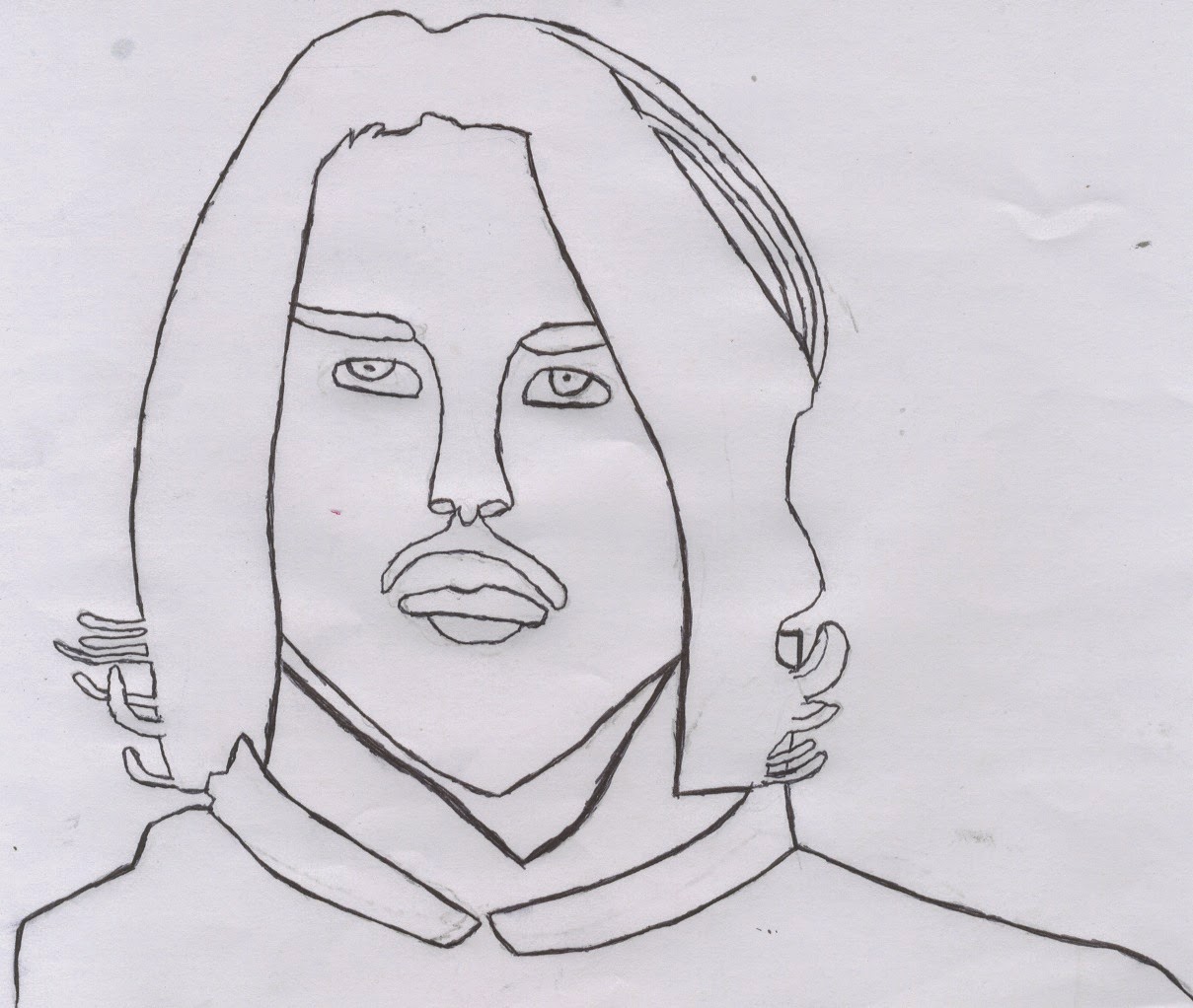 Luke K reflections : celebrity mug shot drawings