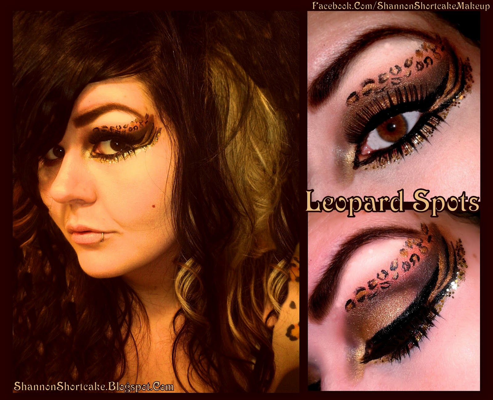 Shannon Shortcake (Makeup Addict): Leopard Print Makeup Look