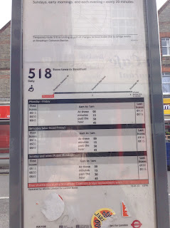 London Bus Scene: Routes 560 and 518