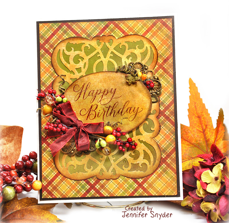 Autumn Birthday Background