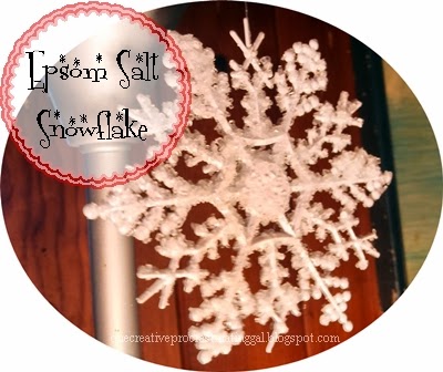 Consider Me Inspired : Epsom Salt Snowflake Craft