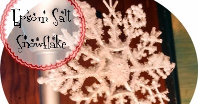 Consider Me Inspired : Epsom Salt Snowflake Craft