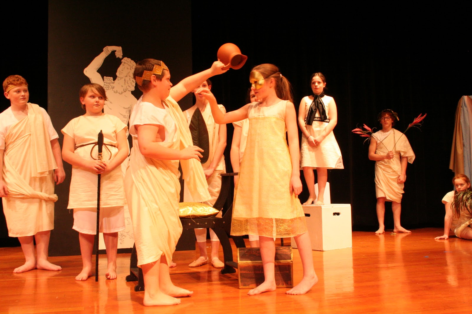 "Circus Olympus" ... Greek Theatre!: King Midas Production Photos