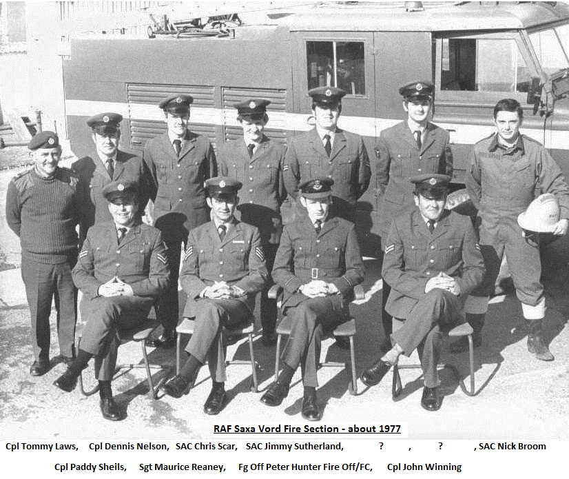 A History of RAF Saxa Vord: Memories of a Fireman – Nick Broom