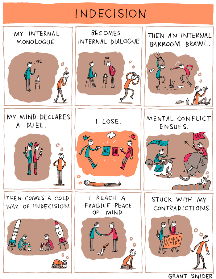 INCIDENTAL COMICS: Indecision