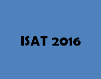 ISAT 2017 Application Form, Exam Dates, Syllabus | Exacthub