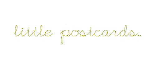 little postcards..