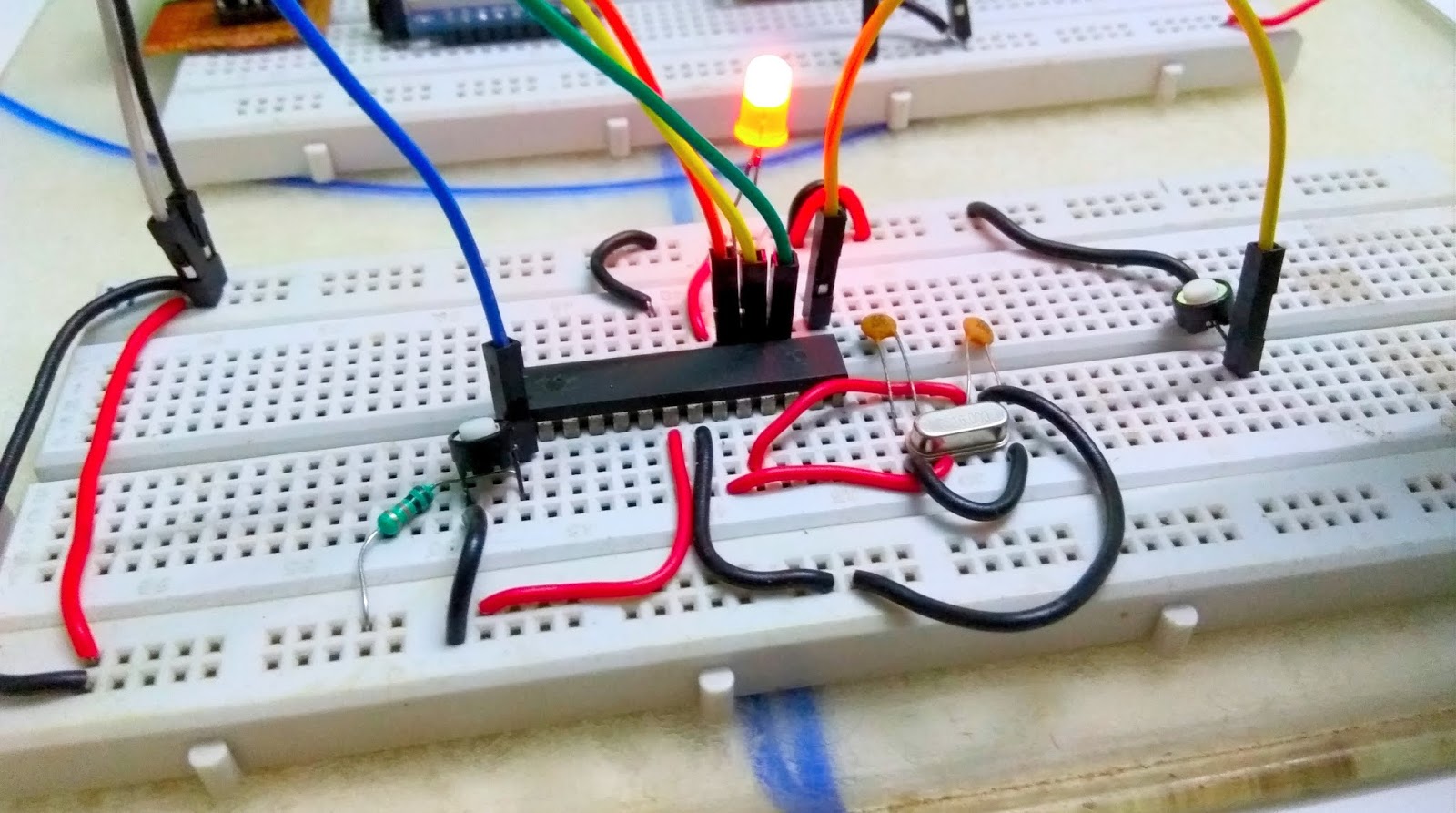 Interface Push Button To Atmega328 with Input Pullup Interface Push Button To Atmega328 with Input Pullup