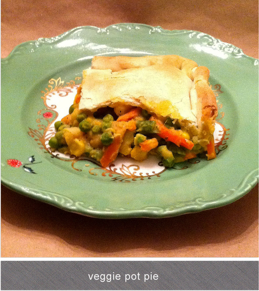 mystics + mint: quick + easy veggie pot pie