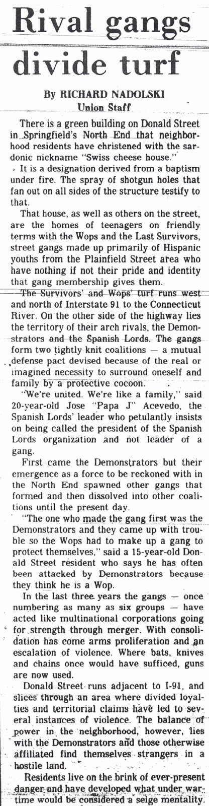 Hell's Acres: The North End Gang Wars of the Early '80s, Part 2