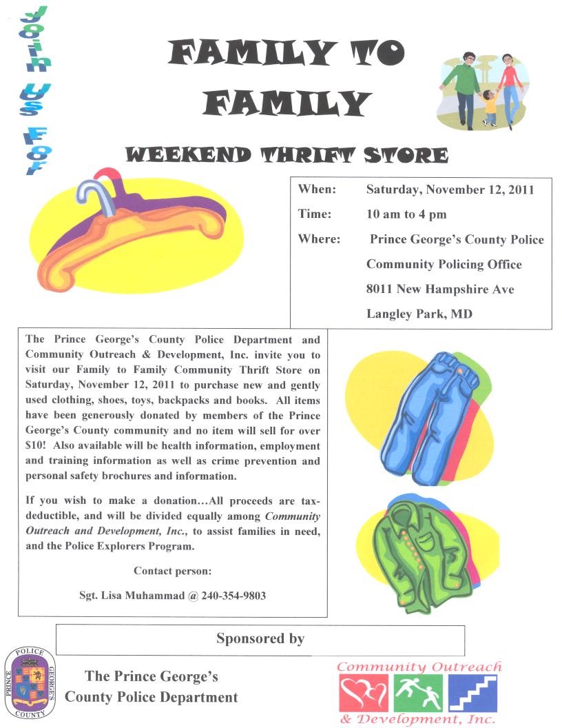 PGPD News: Prince George's County Police Family to Family Event ...