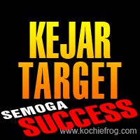 KEJAR TARGET ANIMASI SEMOGA SUKSES - Gambar DP WA Bergerak