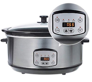 Best Slow Digital Slow Cooker,Haolide 5-Quart Oval Shape Stainless ...