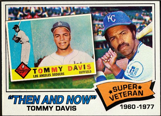 WHEN TOPPS HAD (BASE)BALLS!: THEN AND NOW #28: TOMMY DAVIS 1977