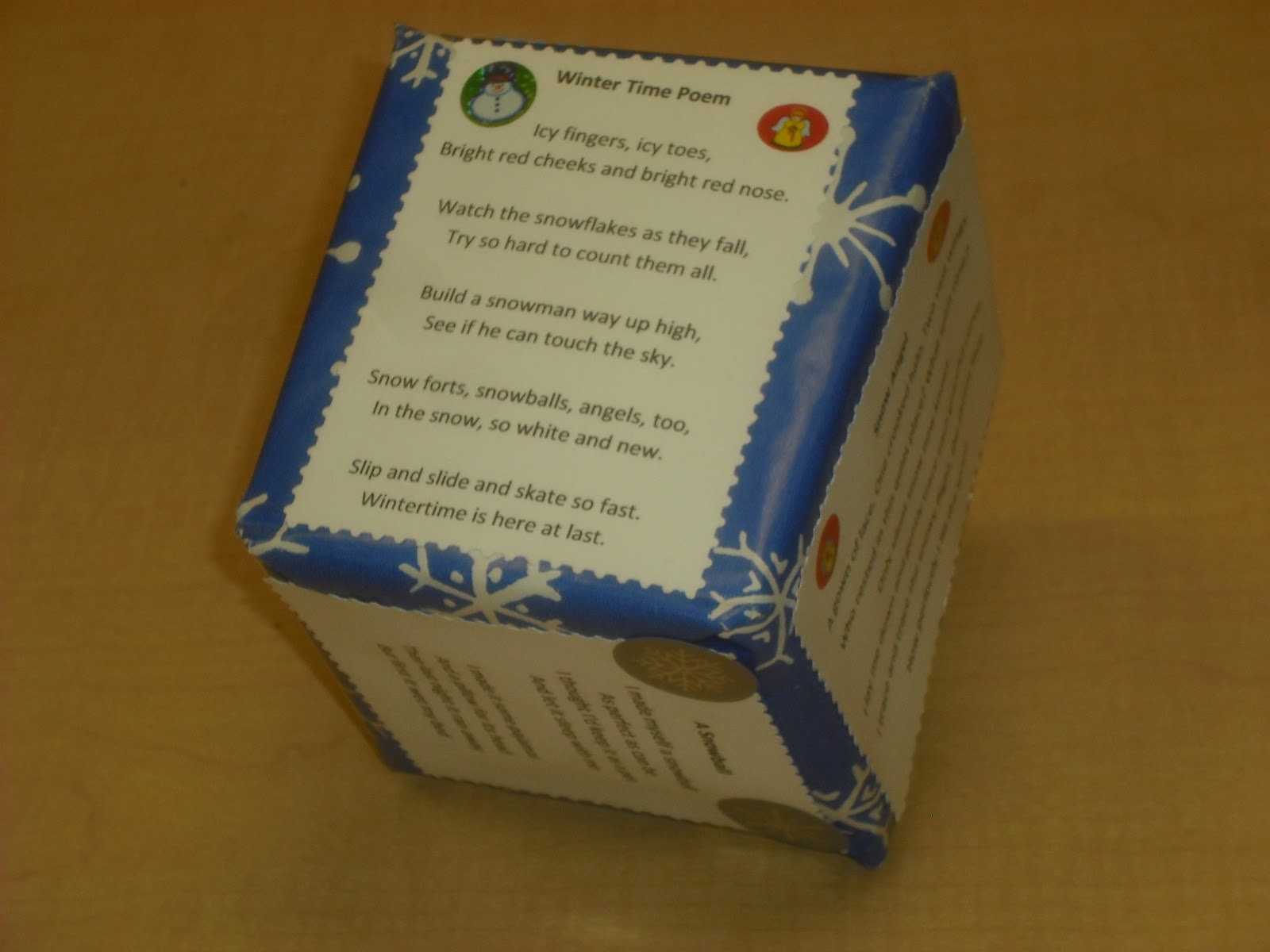 Emily's Exciting Activities/Ideas: Poetry Cube