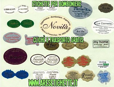 Bollini Adesivi Colorati