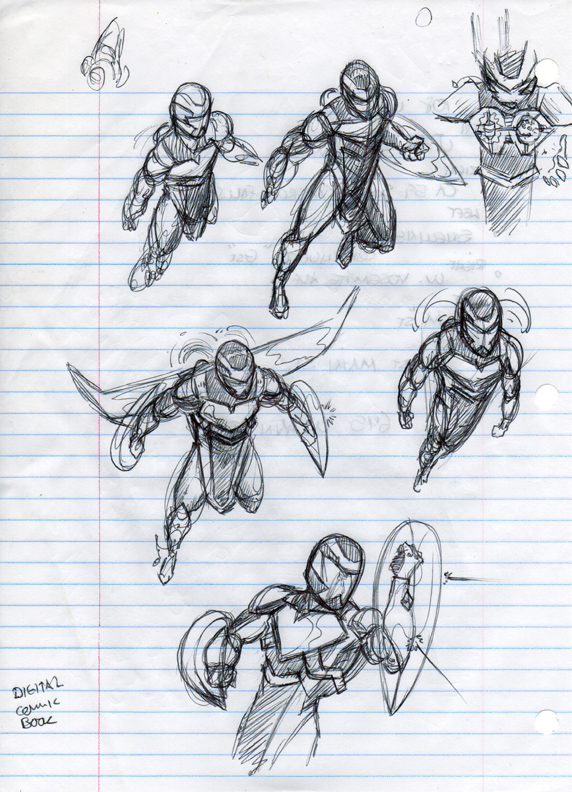 Comic Book Character Sketches Outcast Zero