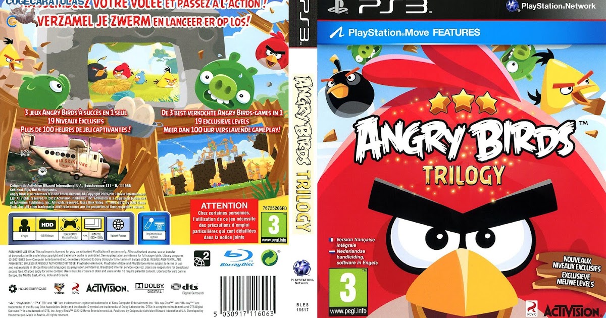 Games Covers: Angry Birds Trilogy - PS3