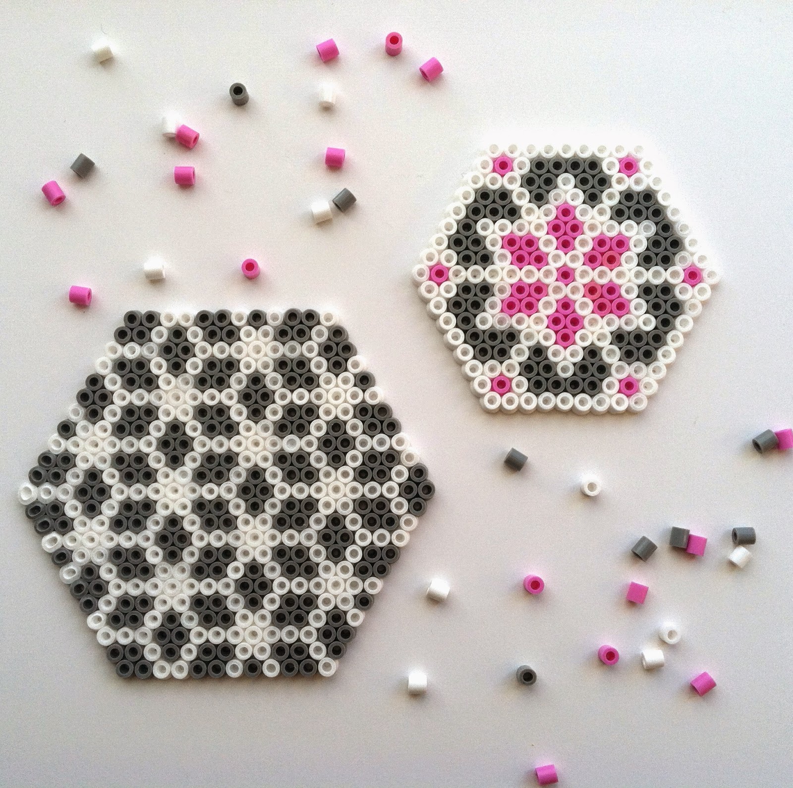 Harvesting Hart: DIY Pretty Perler Hama Bead Coaster Tutorial