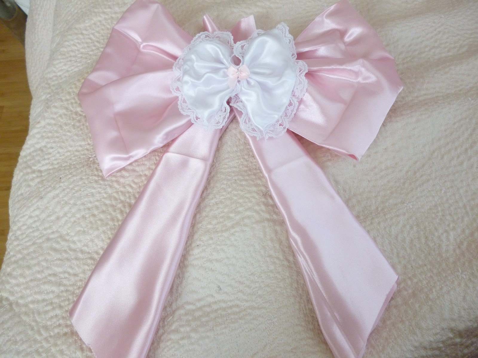 Magic Pearl Heart: Tutorial GIGANTIC Bow Necklace (Hime-fy any outfit!)