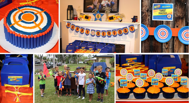 Invite and Delight: Nerf Gun Party