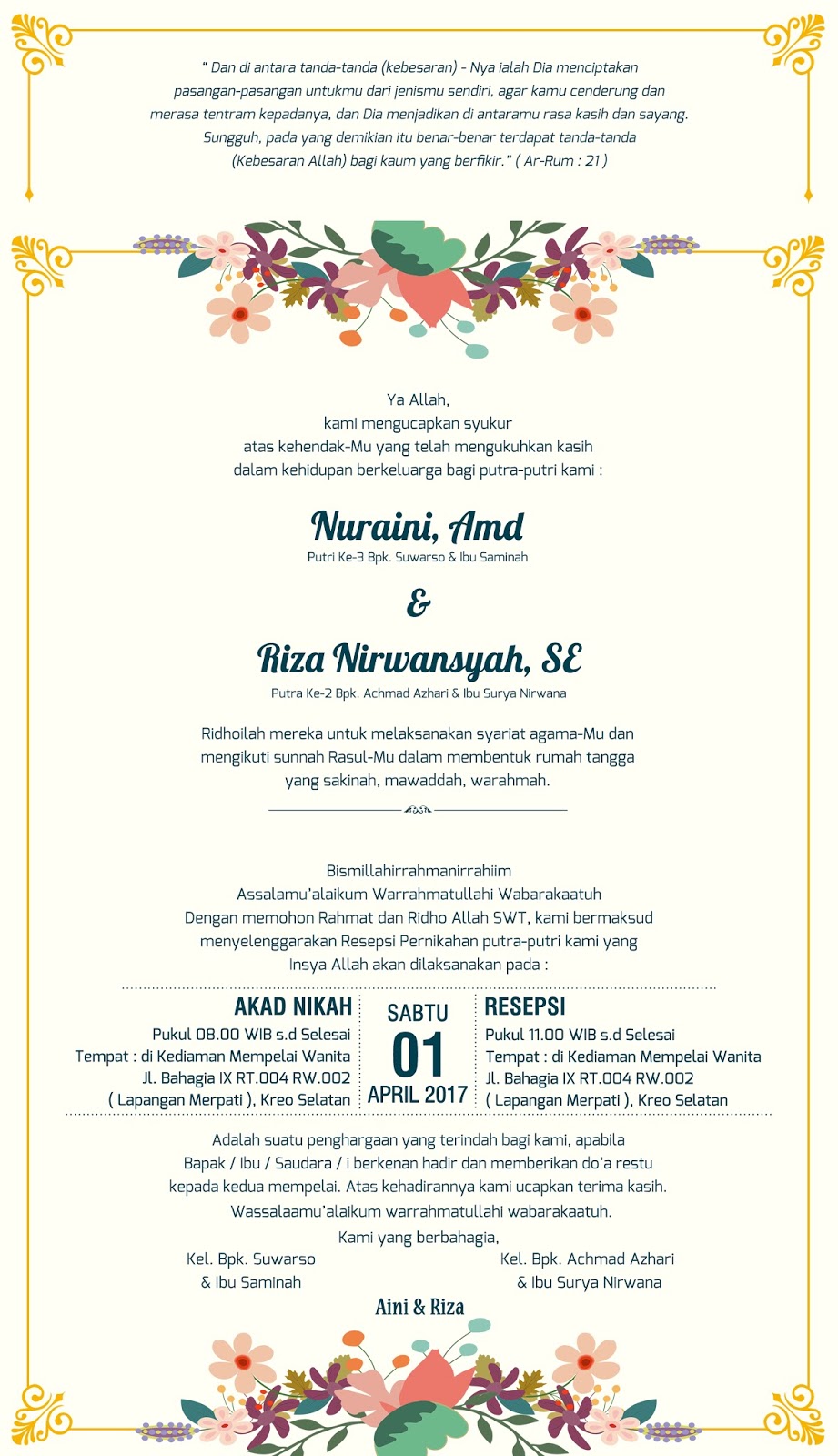 16+ Inilah Bunga Hiasan Undangan Pernikahan