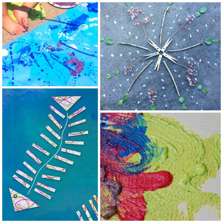 Summer Process Art | What Can We Do With Paper And Glue