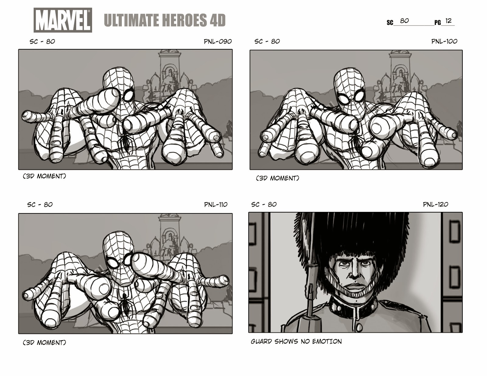 Frank Forte Animation Portfolio: Storyboards-Theme Park