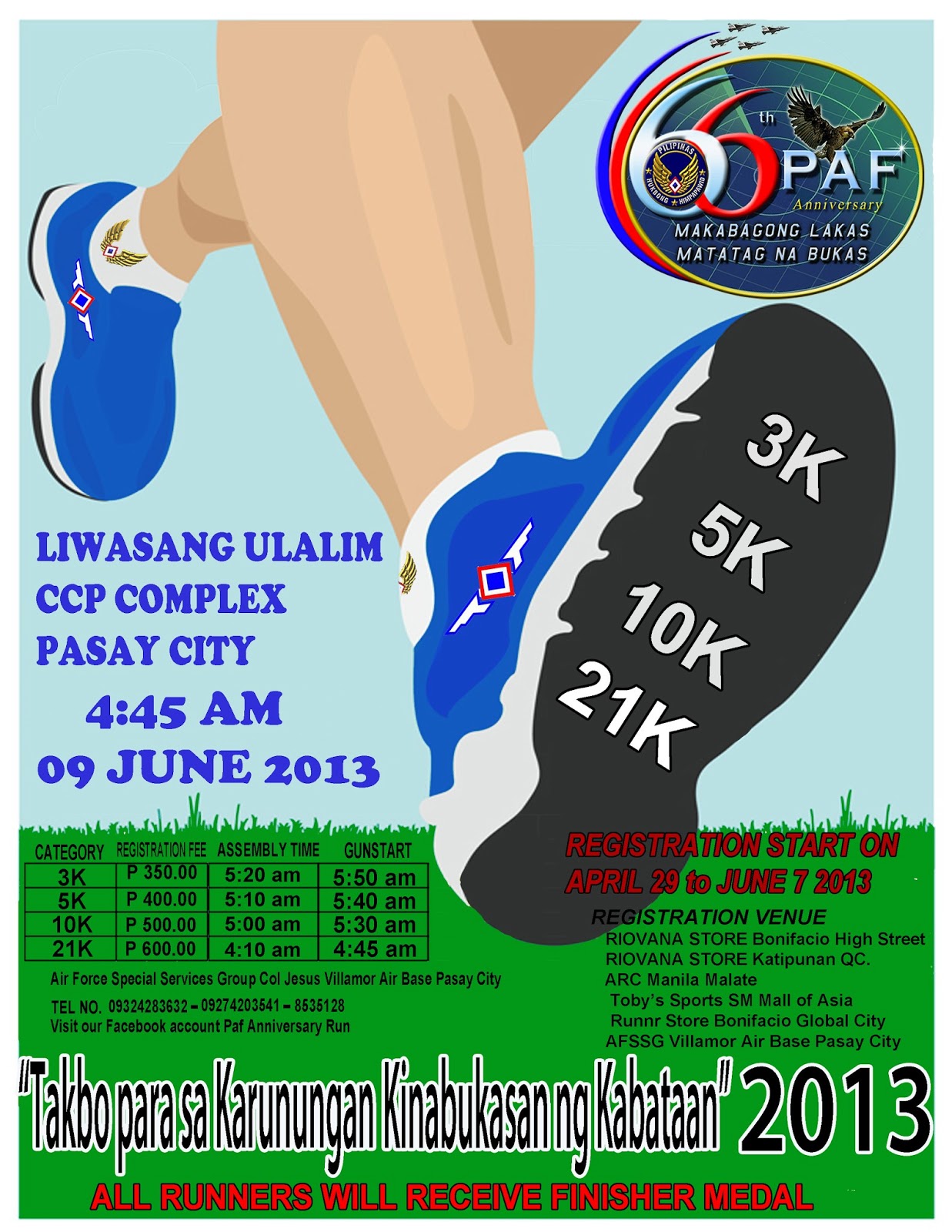 Jet Paiso: PAF Run | 9 Jun 2013 | CCP Complex, Pasay City