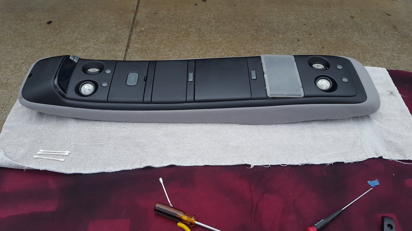 Overhead Console Install