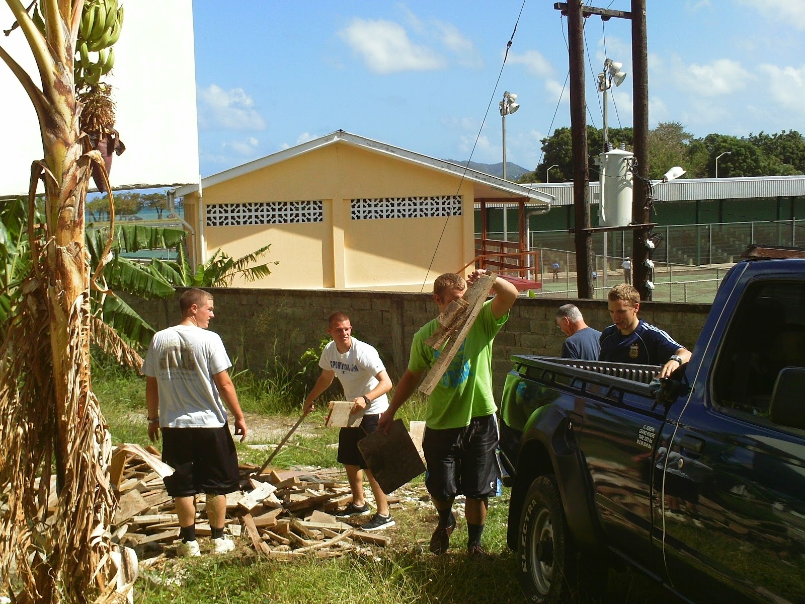 Bush Retirement Home: Church Yard Clean Up