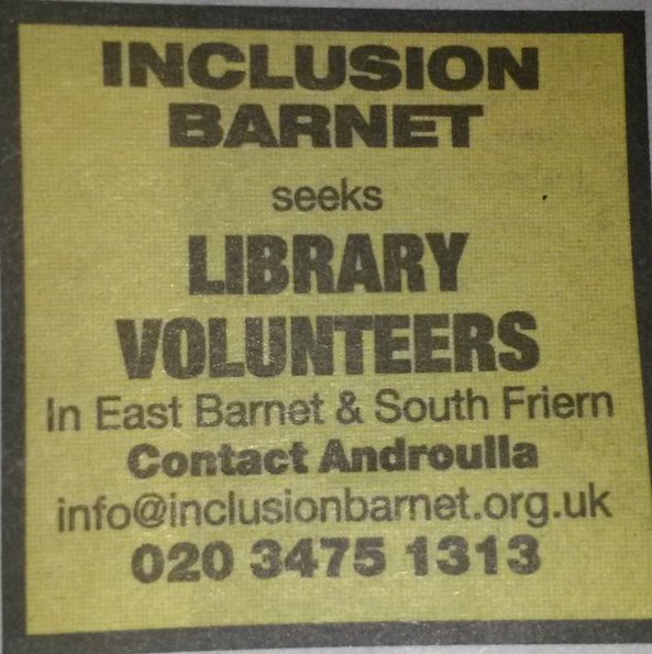 Broken Barnet: Barnet Libraries: The End
