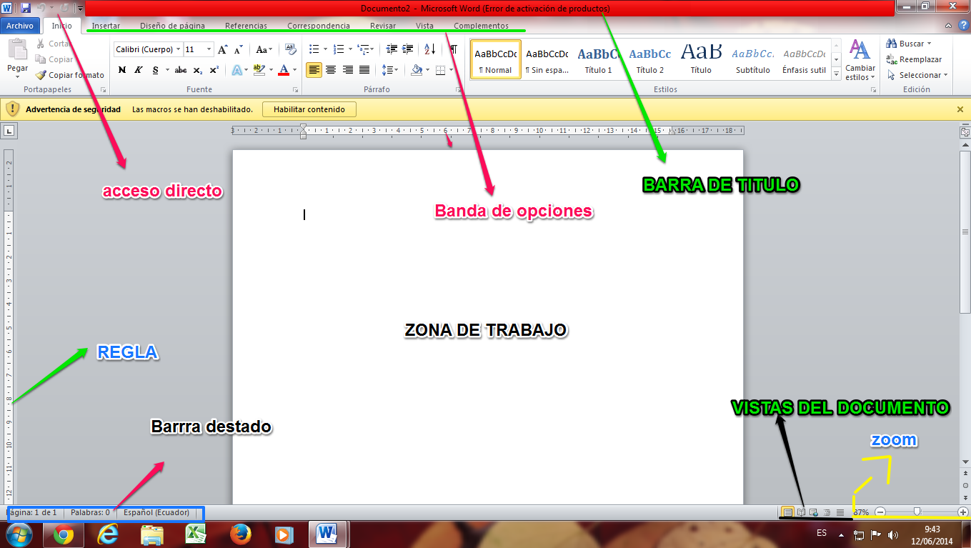 clasetutoriasibb1: PARTES DE LA VENTANA DE POWER POINT